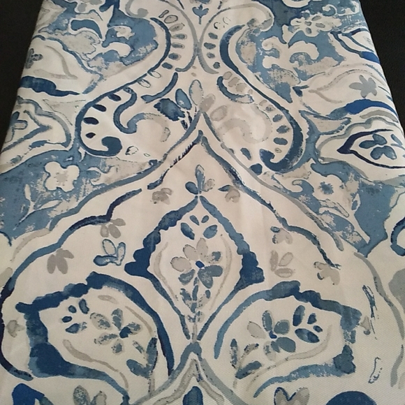 Max Studio | Bath | Max Studio Home Blue Fabric Shower Curtain Paisley ...